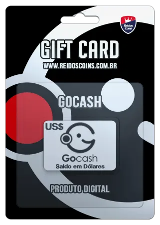 GoCash Saldo 01 Dólar - Receba na Hora com Cashback