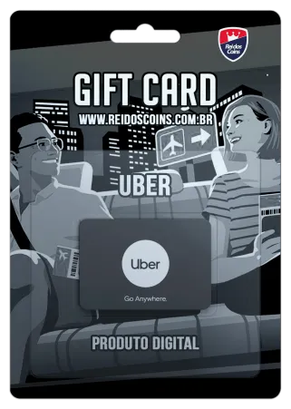 Uber Gift Card R$ 20 à R$ 500 - Compre e Receba Cashback