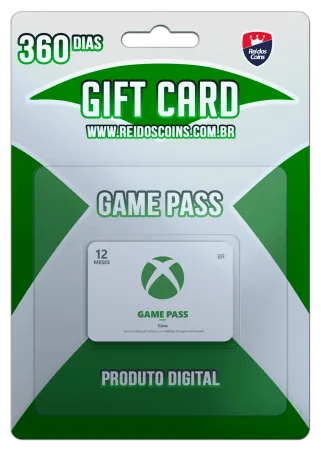 Xbox Game Pass Core 360 Dias - Entrega Imediata com Cashback