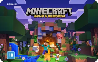 Minecraft Java & Bedrock Edition - Receba na Hora com Cashback